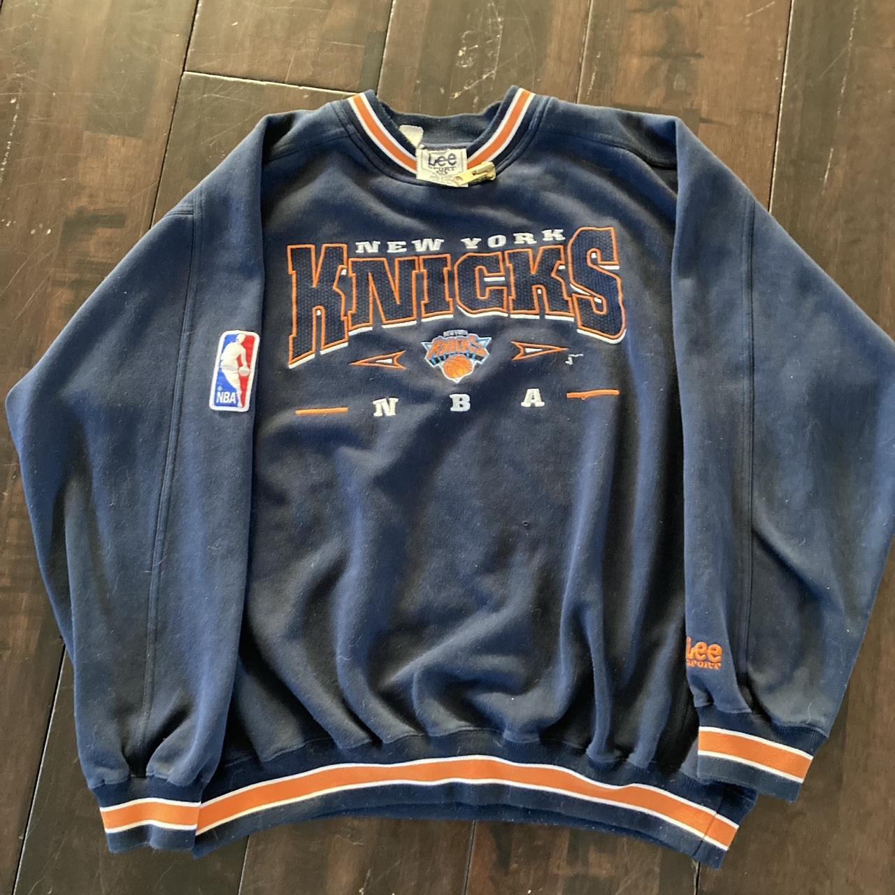 New York Knicks Lee crewneck Vintage XL check... | Depop