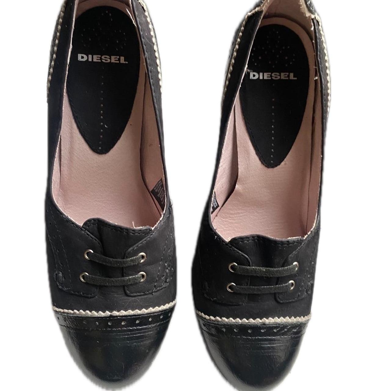 Diesel lace up heels #corporategoth #y2k #mobwife... - Depop