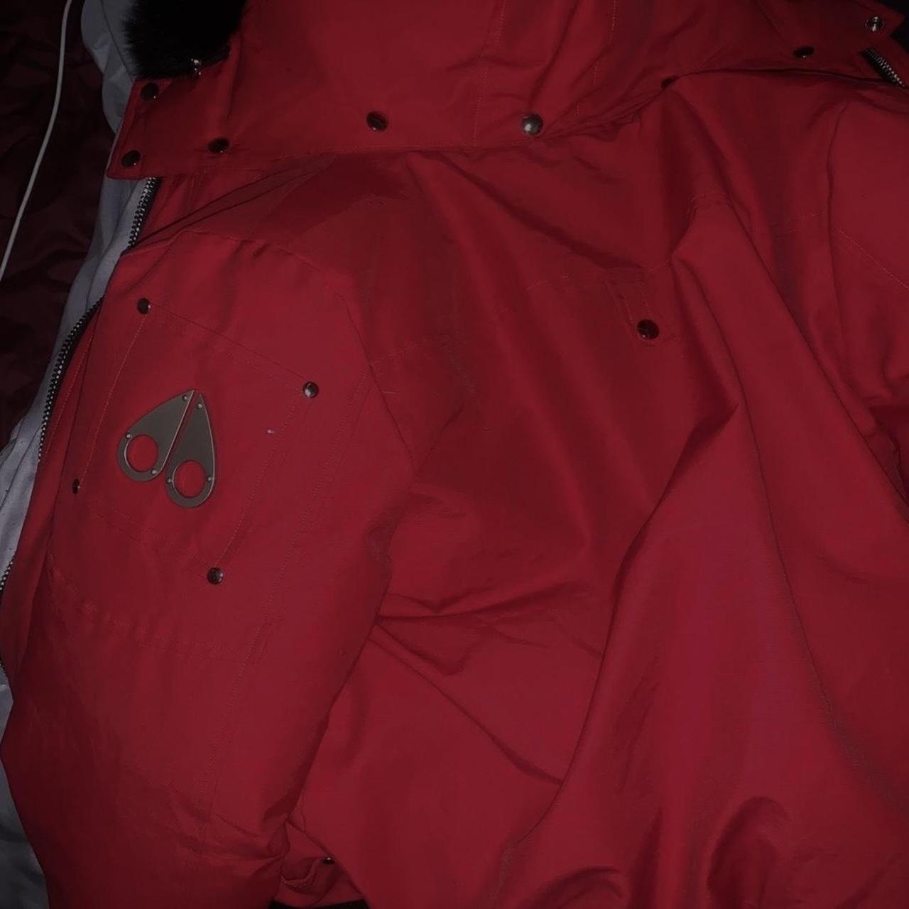 Red Moose knuckle jacket - Depop