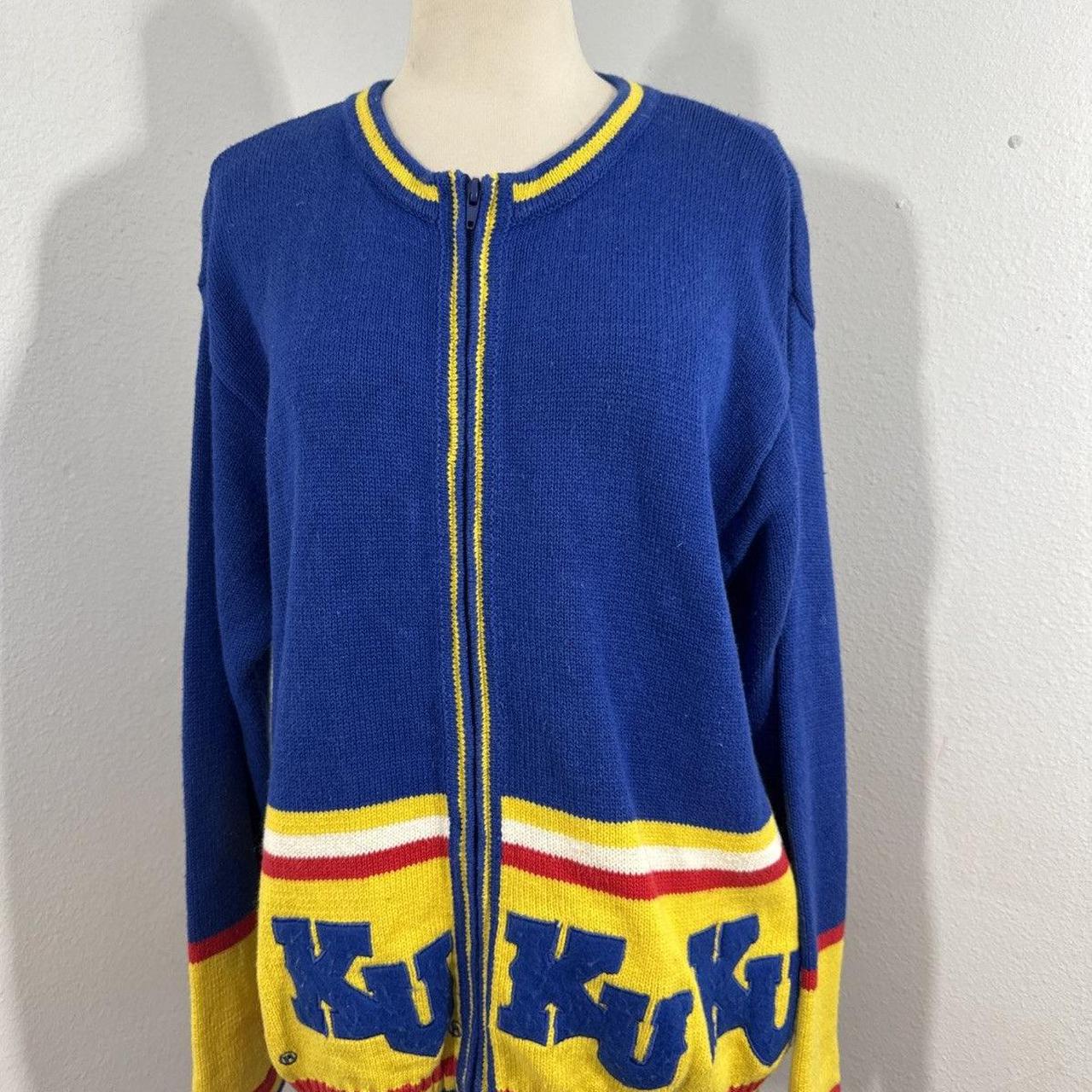 The product is a vintage Birch Bros cardigan sweater... | Depop