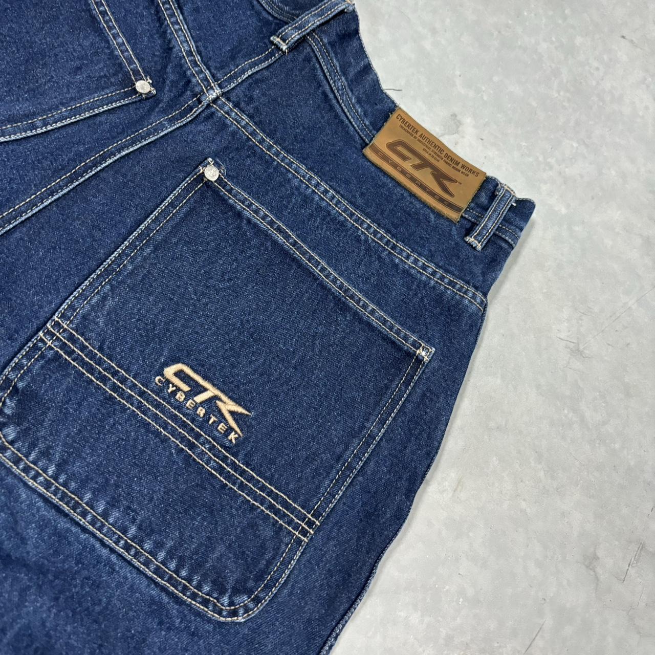 Vintage Cybertek y2k baggy jeans Waist: 16” Inseam:... | Depop