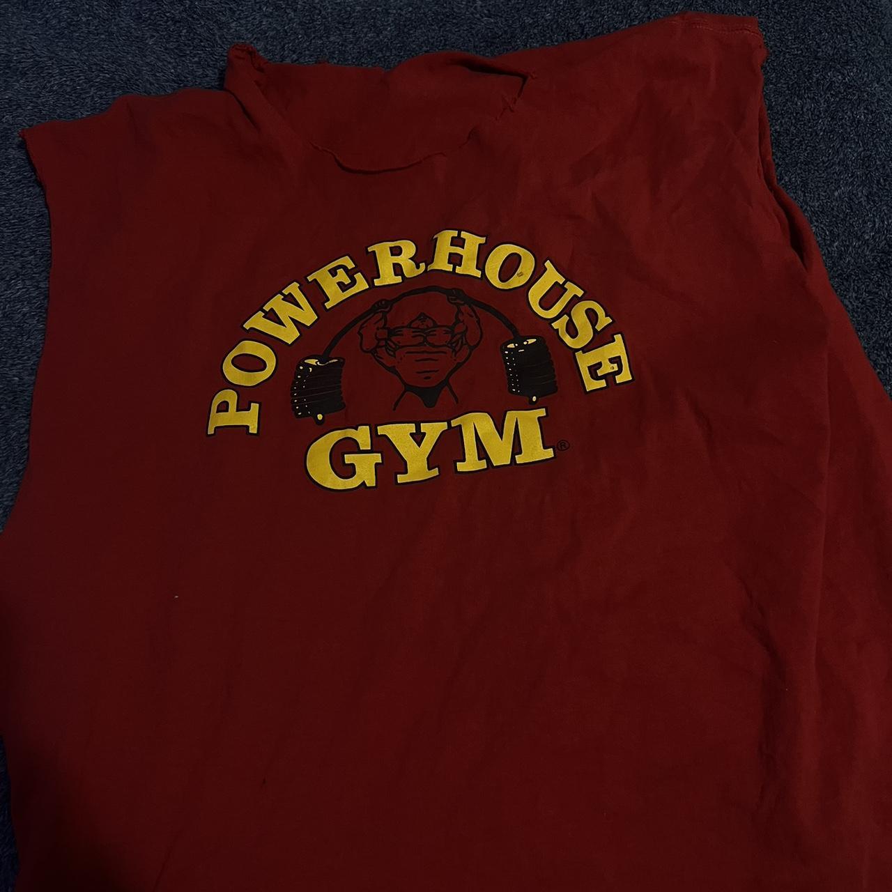 Vintage powerhouse gym tee - Depop