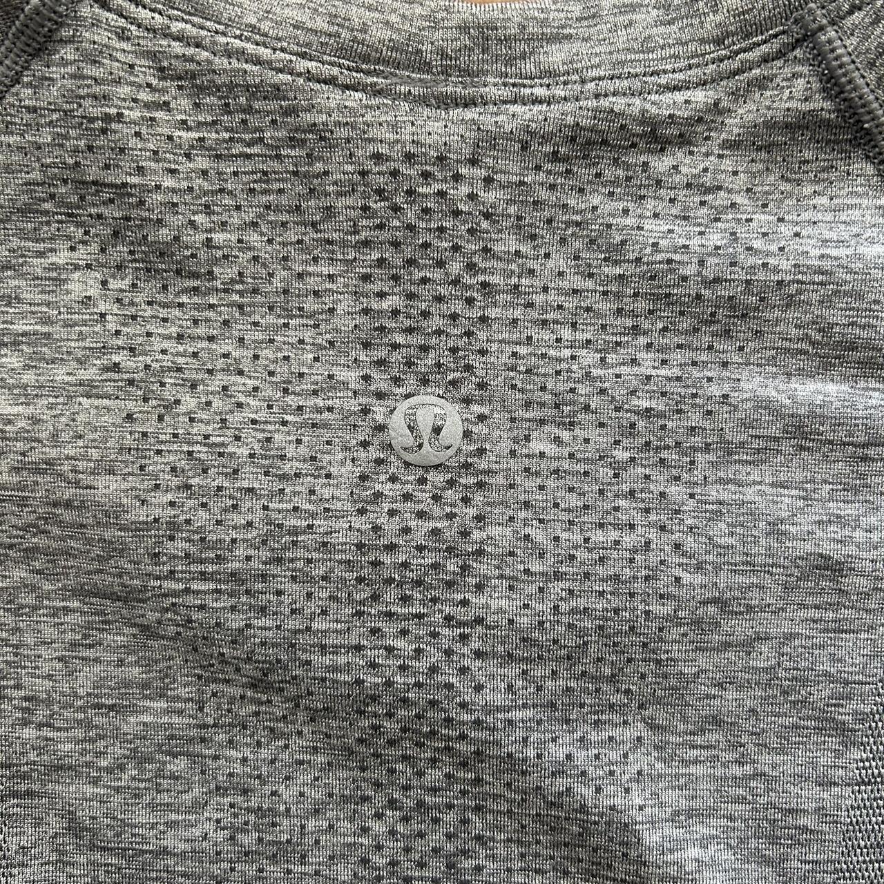 Lululemon grey swiftly tech - size 6 - lightly worn... - Depop