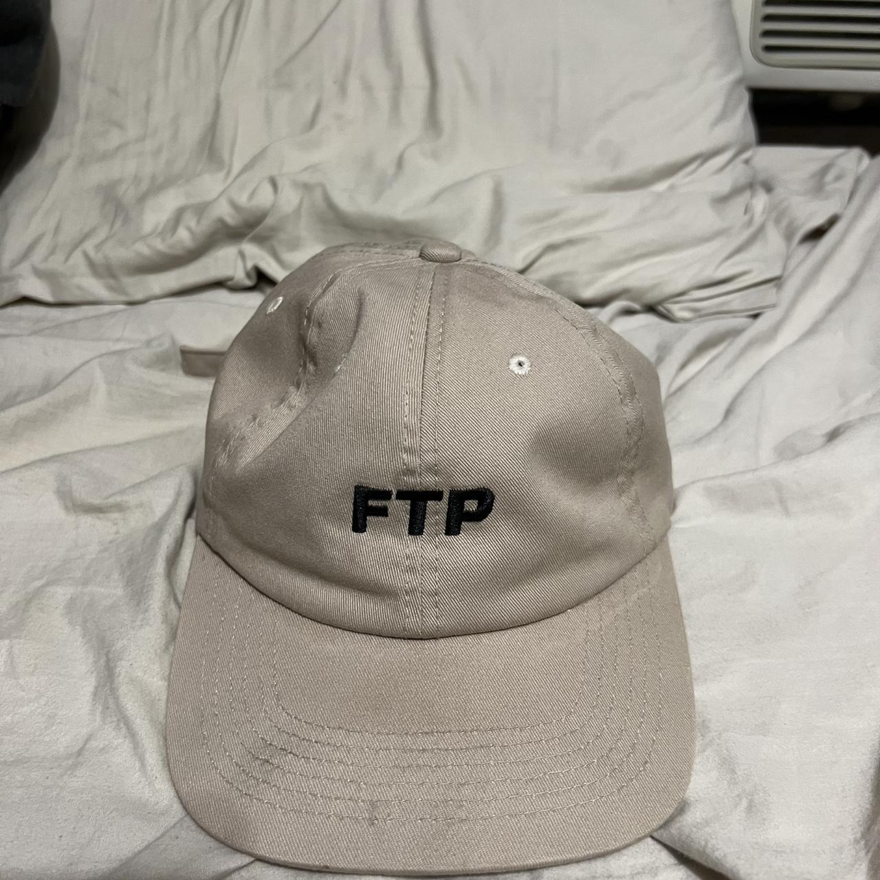 FTP beige and black cap #skater #ftp #suicideboys #g59 - Depop