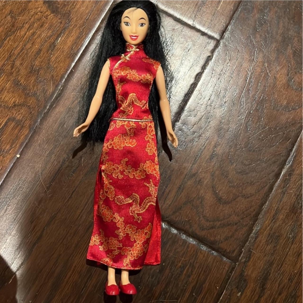 Mulan Barbie doll. Doll with adjustable legs. Still... | Depop