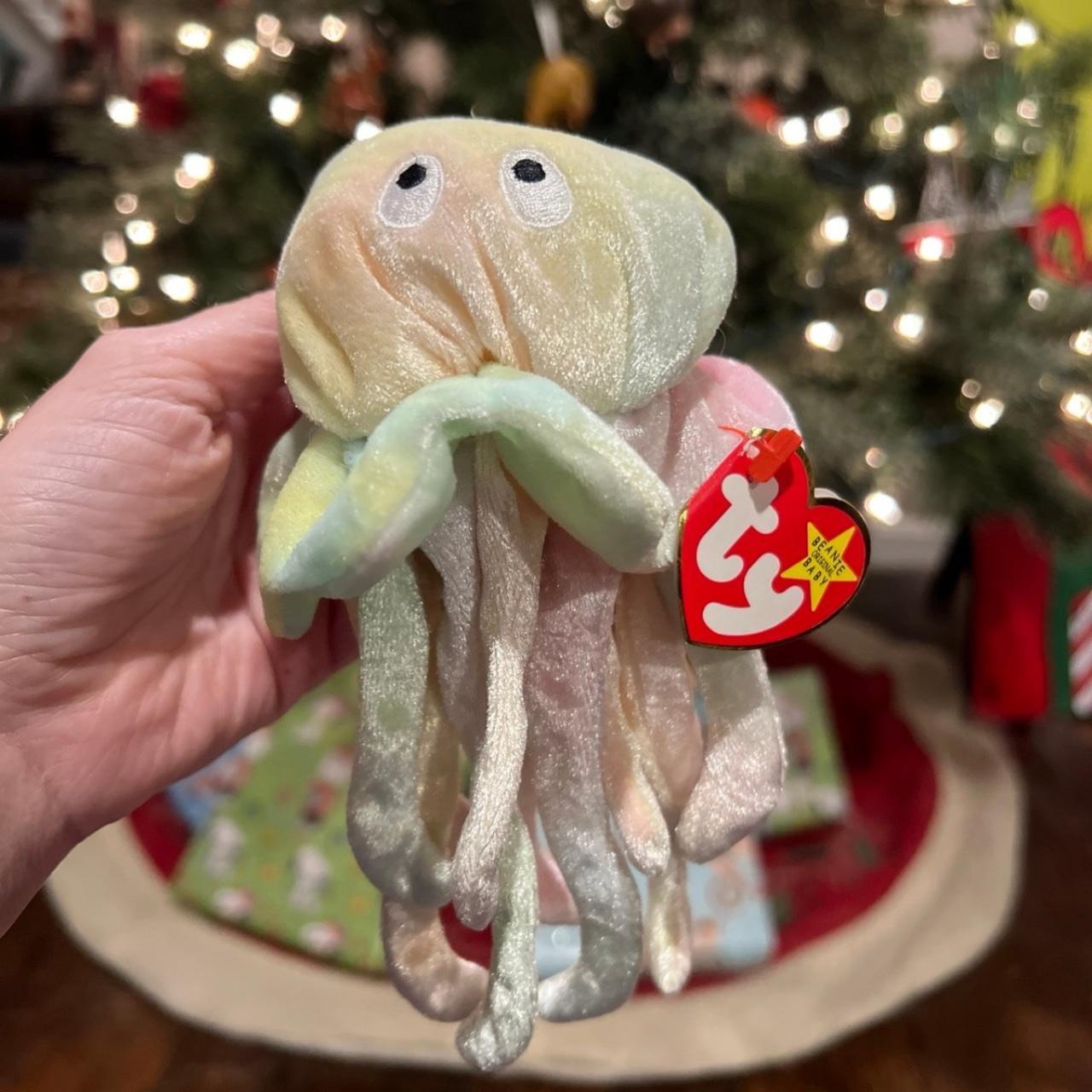 Ty Beanie Babies Goochy the jellyfish with tags... - Depop