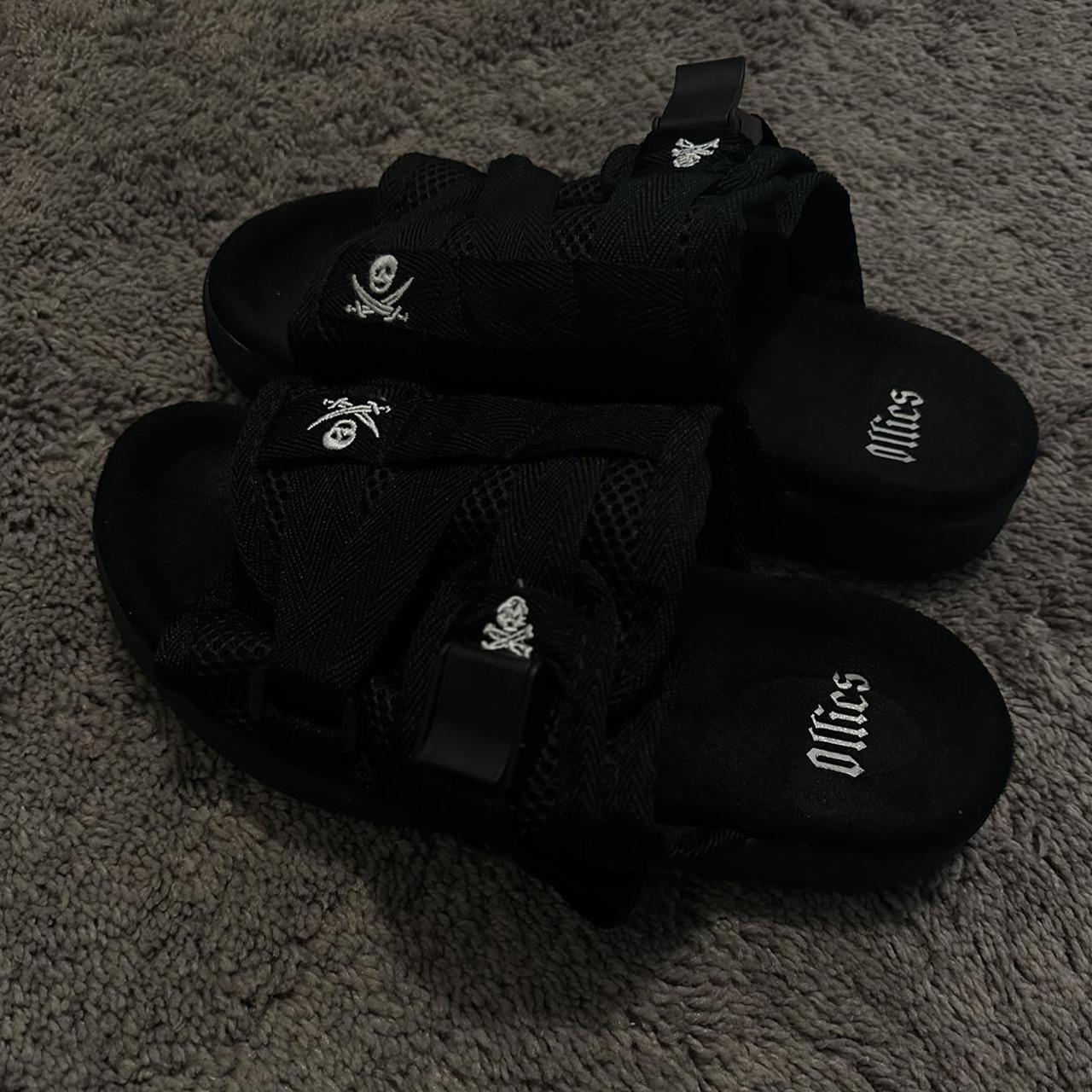 ☠️OLLICS FUNERAL SLIDES☠️ Sick jet black slides with... - Depop