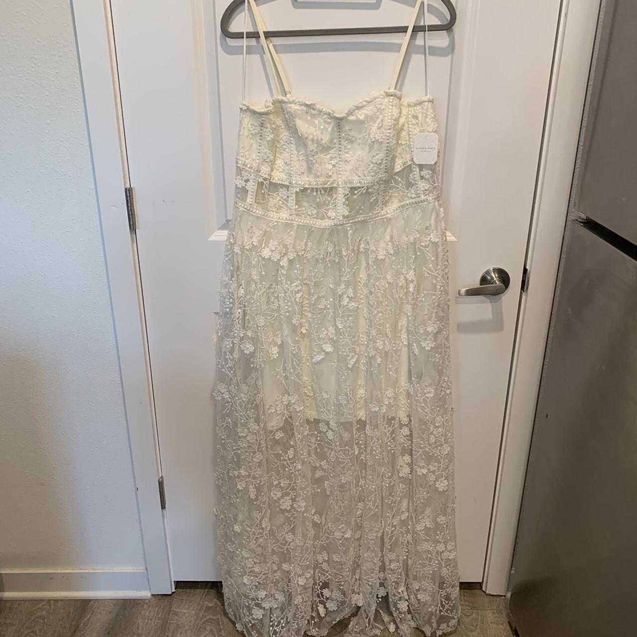NEW Altar’d State White Lace Maxi Dress Size XXL... - Depop