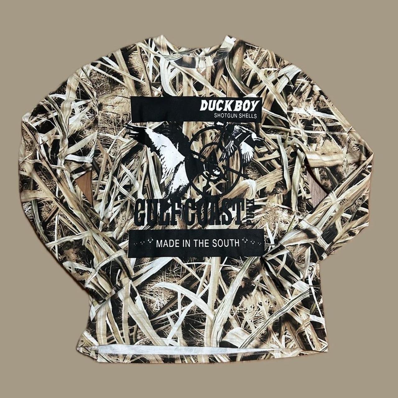 DUCKBOY G59 Camo Long Sleeve “DuckBoy Made in the... | Depop