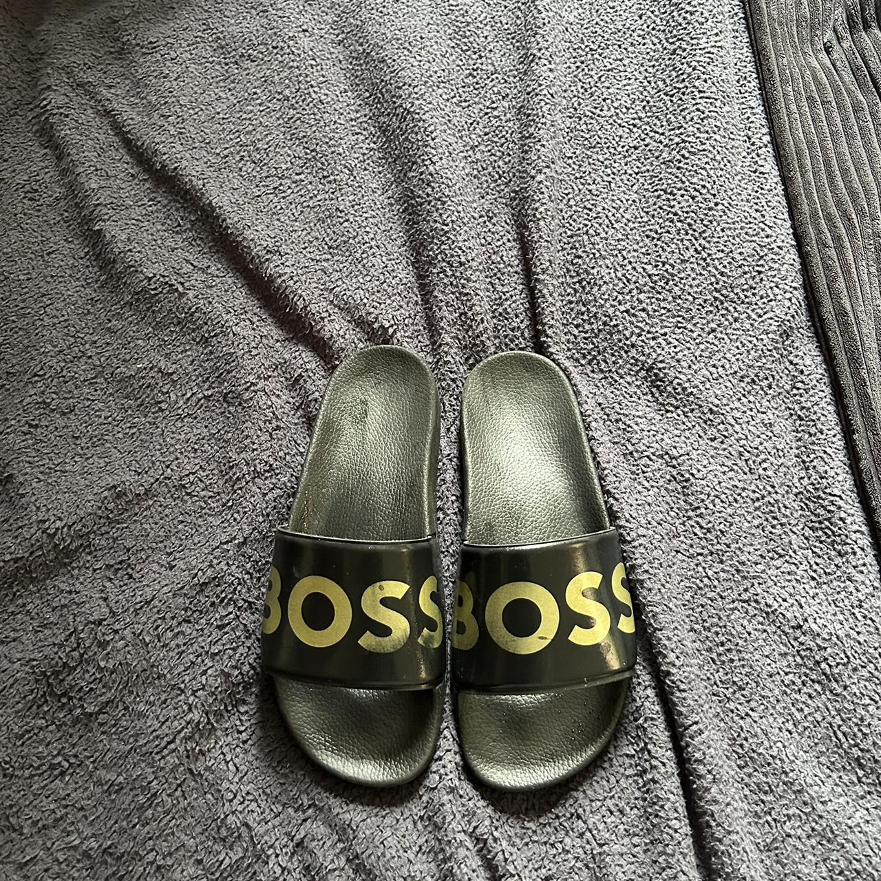 Hugo boss sliders #hugoboss - Depop