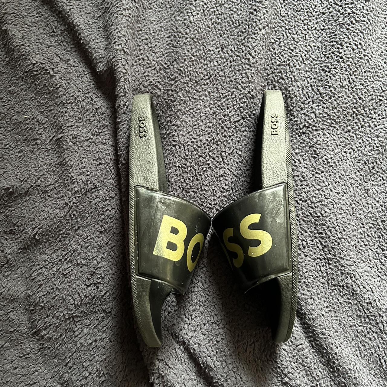 Hugo boss sliders #hugoboss - Depop