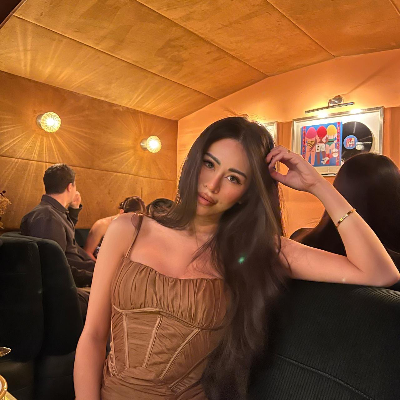 Liliana House of CB XS Mocha Dress - bigger cup,... - Depop