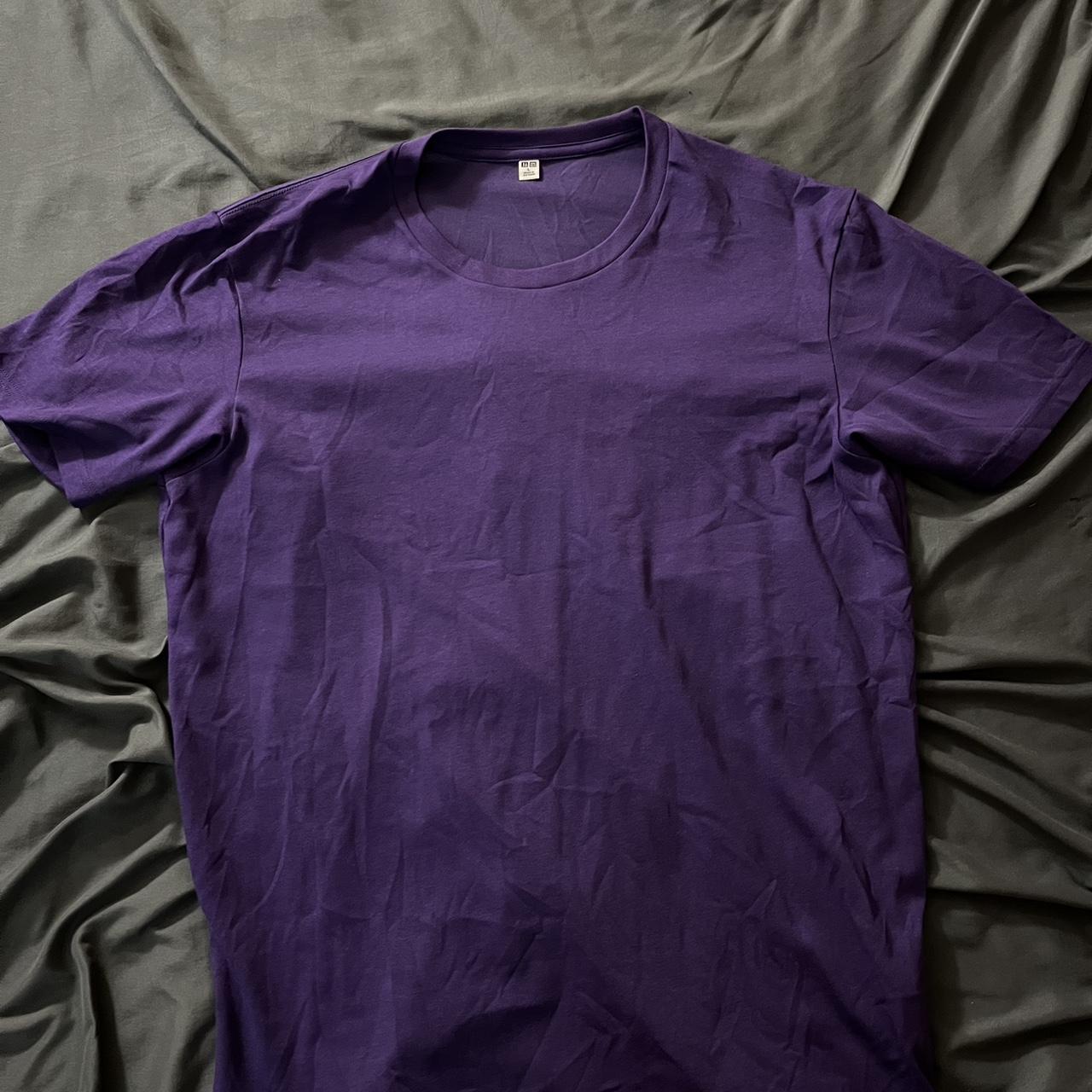 purple uniqlo shirt never worn - Depop