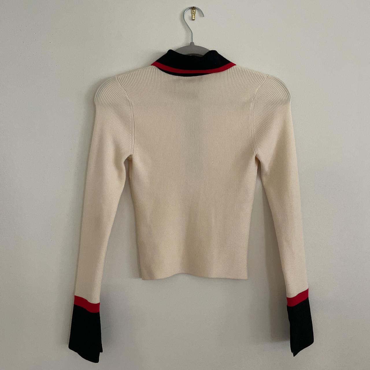 ALICE + OLIVIA Colorblock Pattern Long Sleeve... - Depop