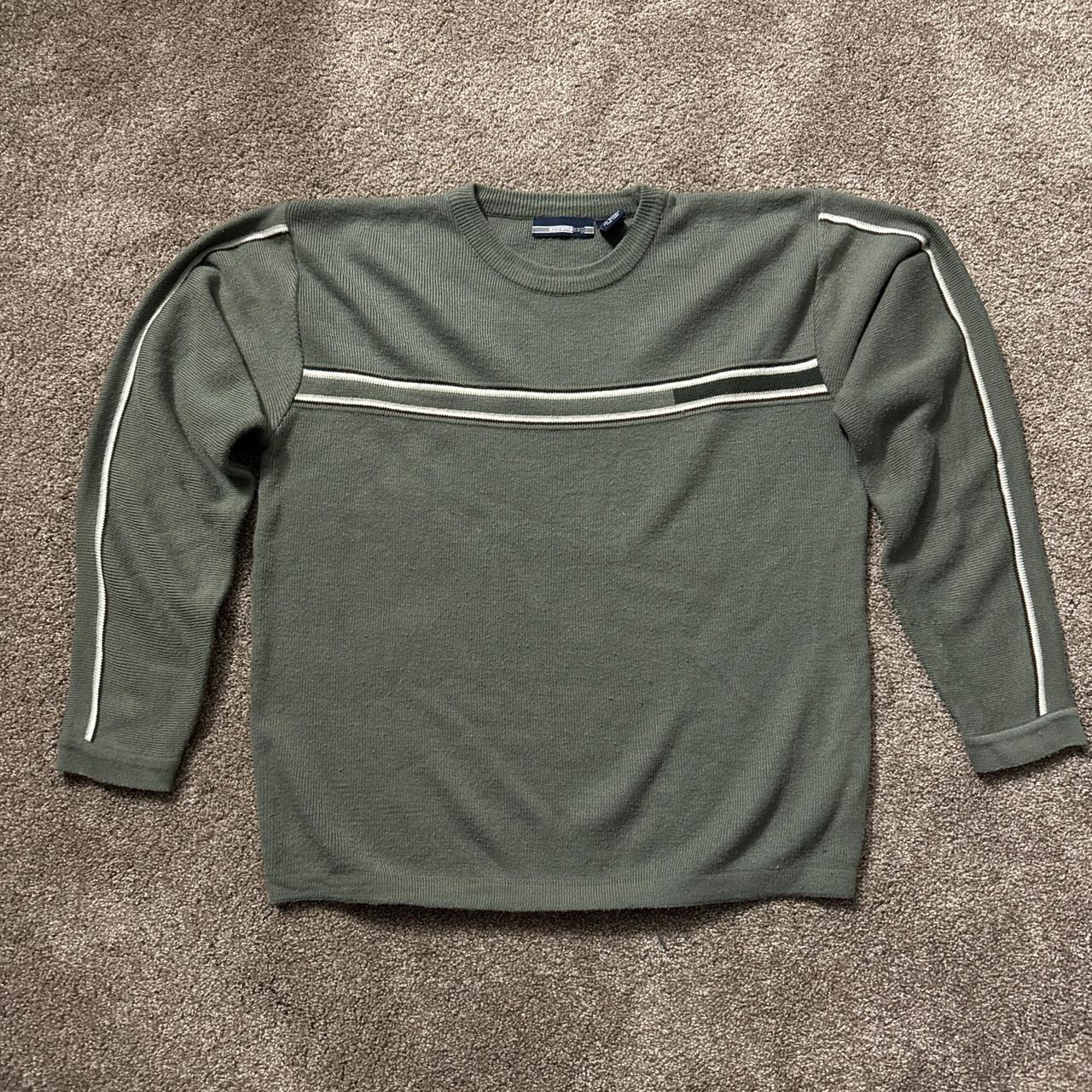 Vintage Green extreme exg Sweater M #vintage... | Depop