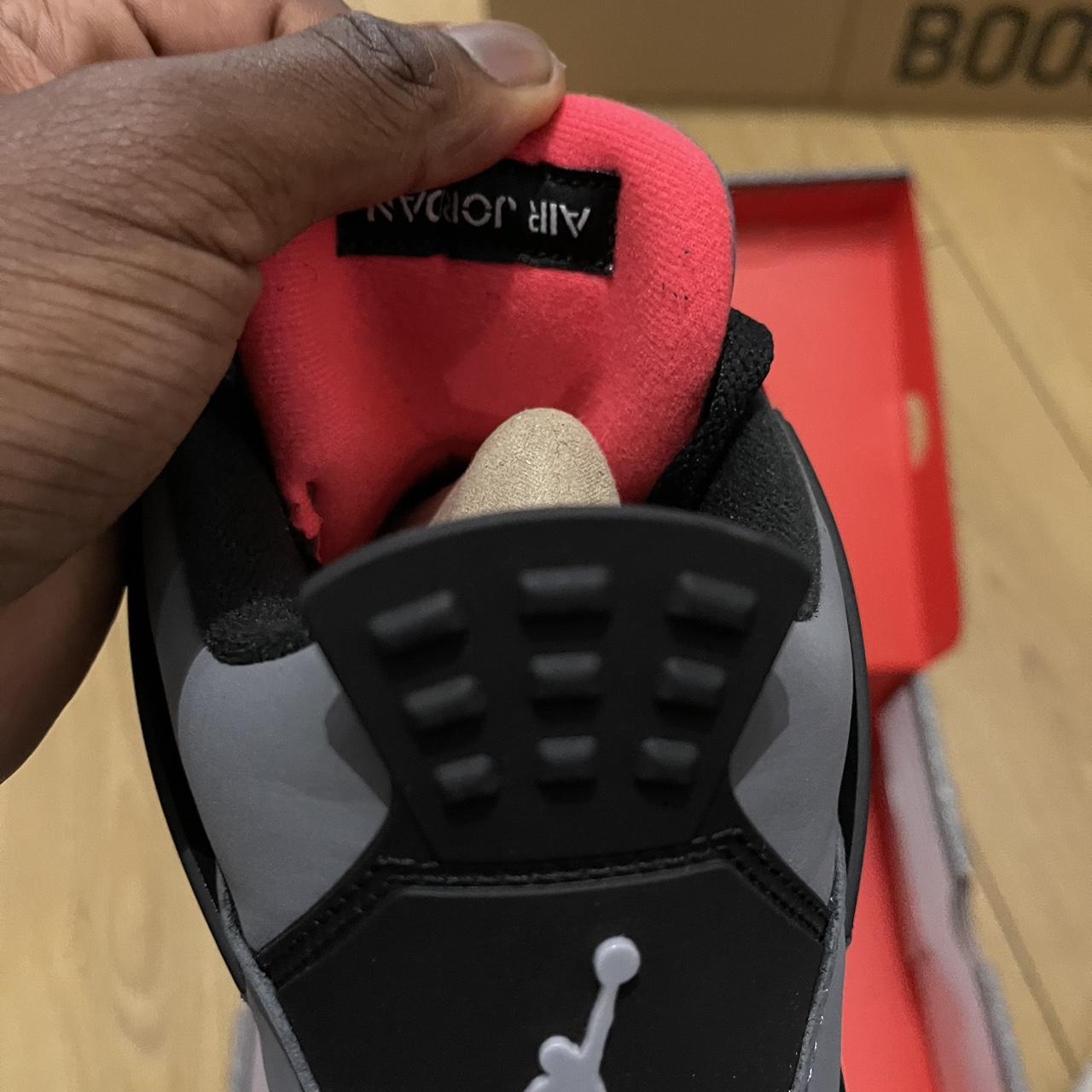 Jordan 4 Infared - Extremeley attractive shoe Worn... - Depop