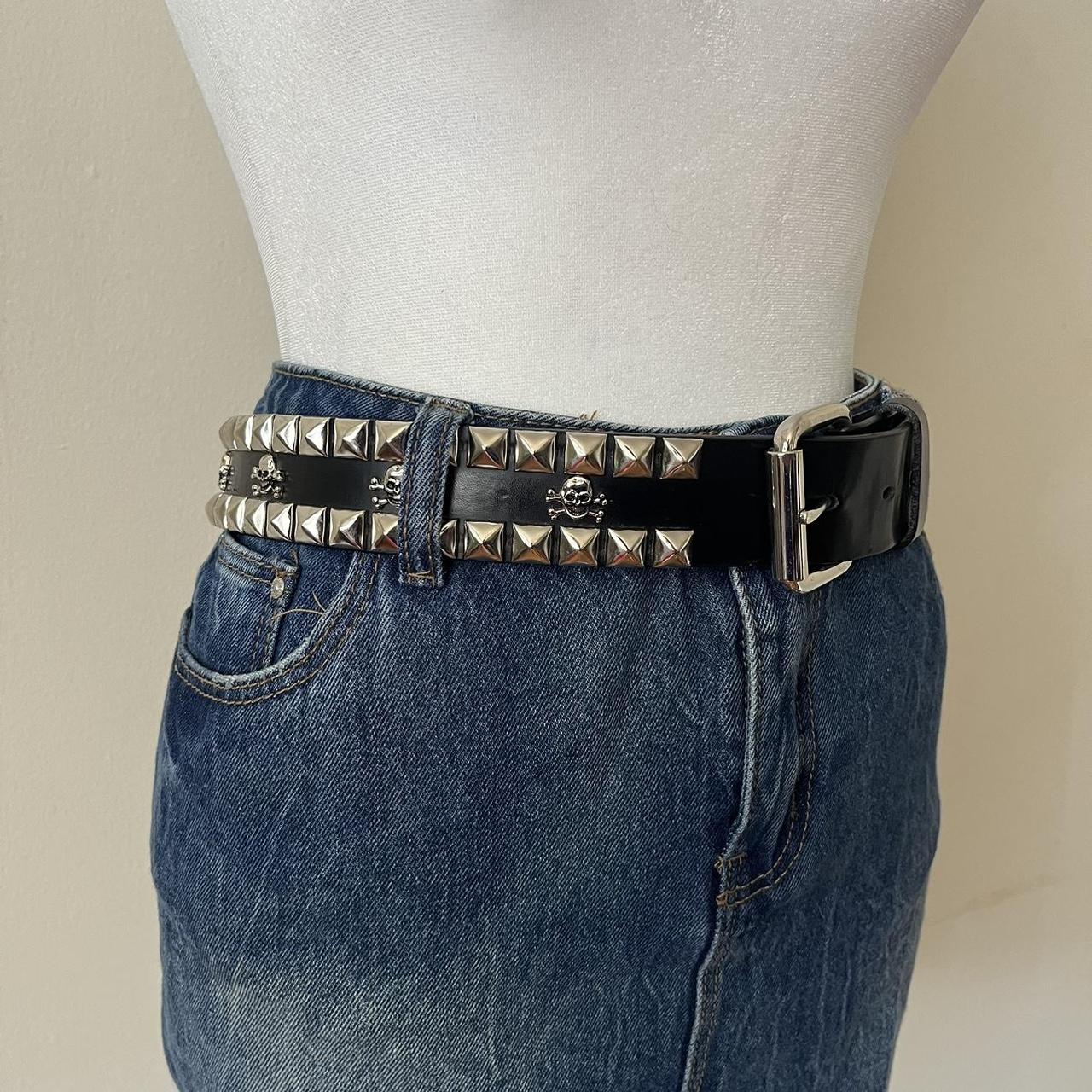 Y2K Rhinestone Belt 2000s Emo Grunge Jake Webber ⭒... - Depop