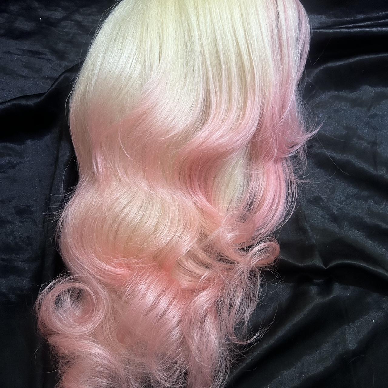 Bare Lace pink and blonde wig synthetic untangled... | Depop