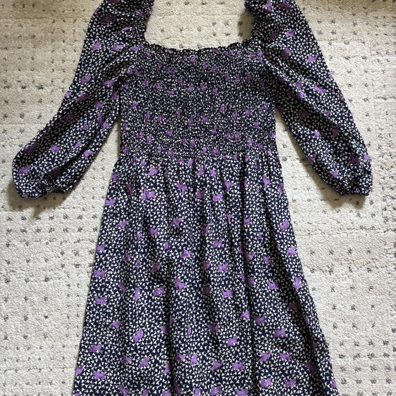 Maje baby doll style dress, barely worn, black and... | Depop
