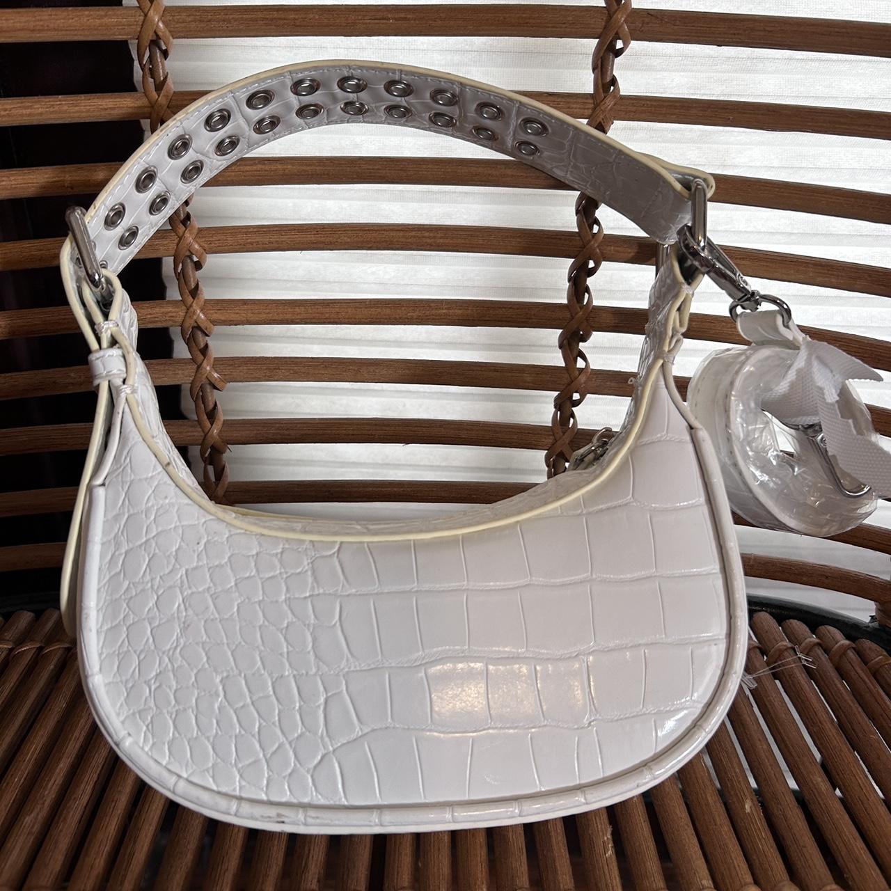 The cutest white mini crescent purse. Urban... - Depop