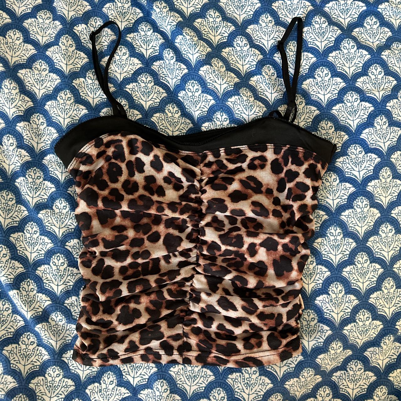 Cheetah Print Tank Top Amazon Brand (I put edikted... - Depop