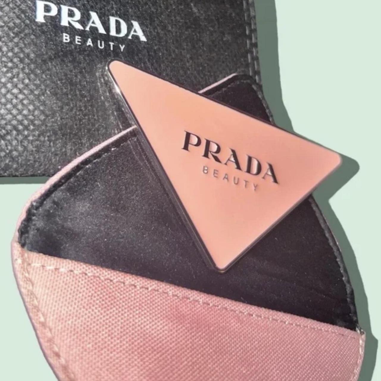 Prada Mini Pink Pocket Mirror -Super cute and... - Depop