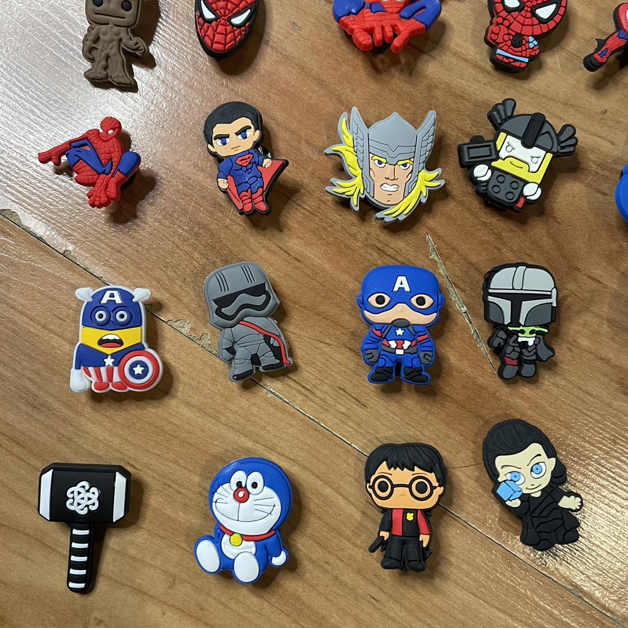Marvel croc charms - multicoloured #Marvel... - Depop