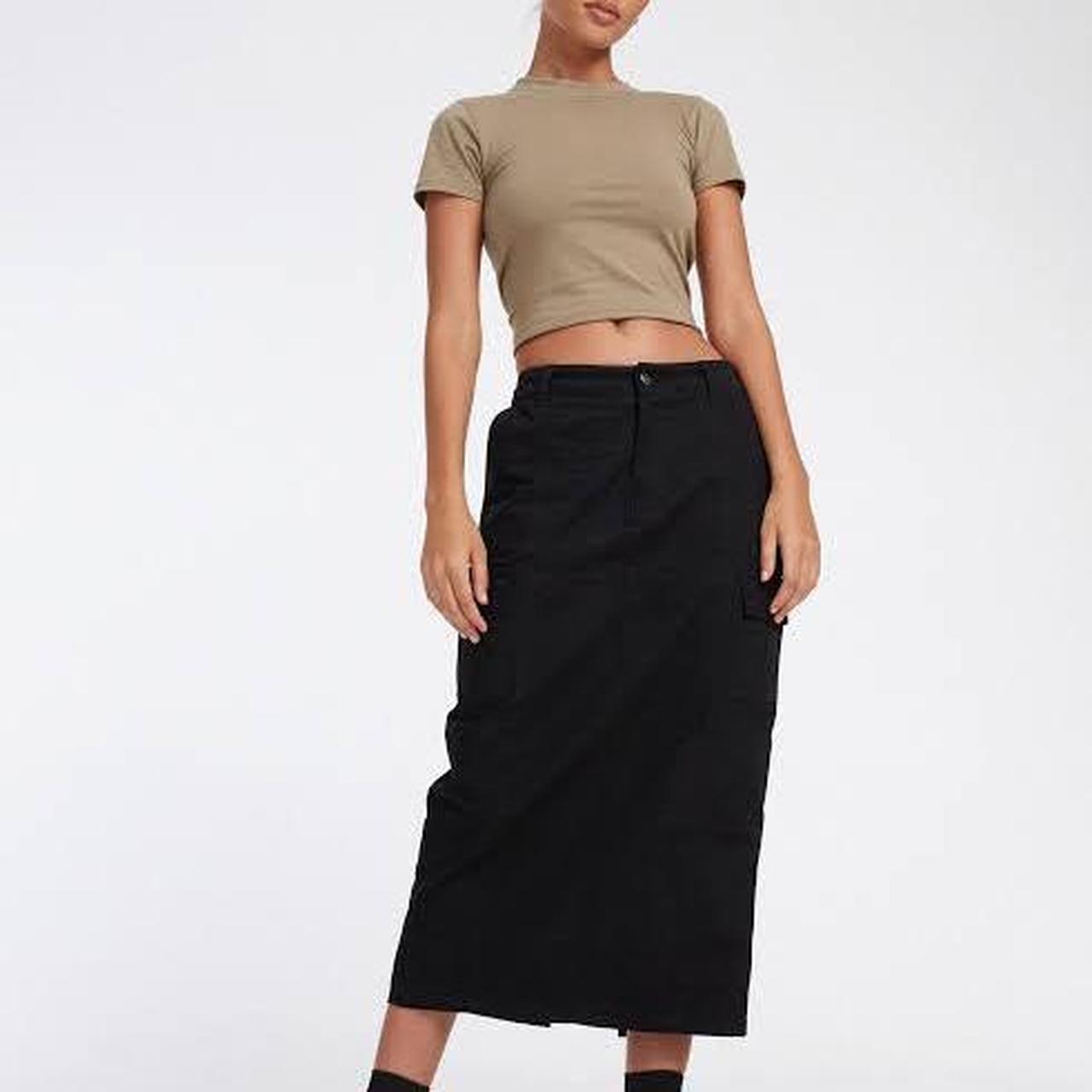 Motel rocks Widya cargo maxi skirt in Panama... - Depop