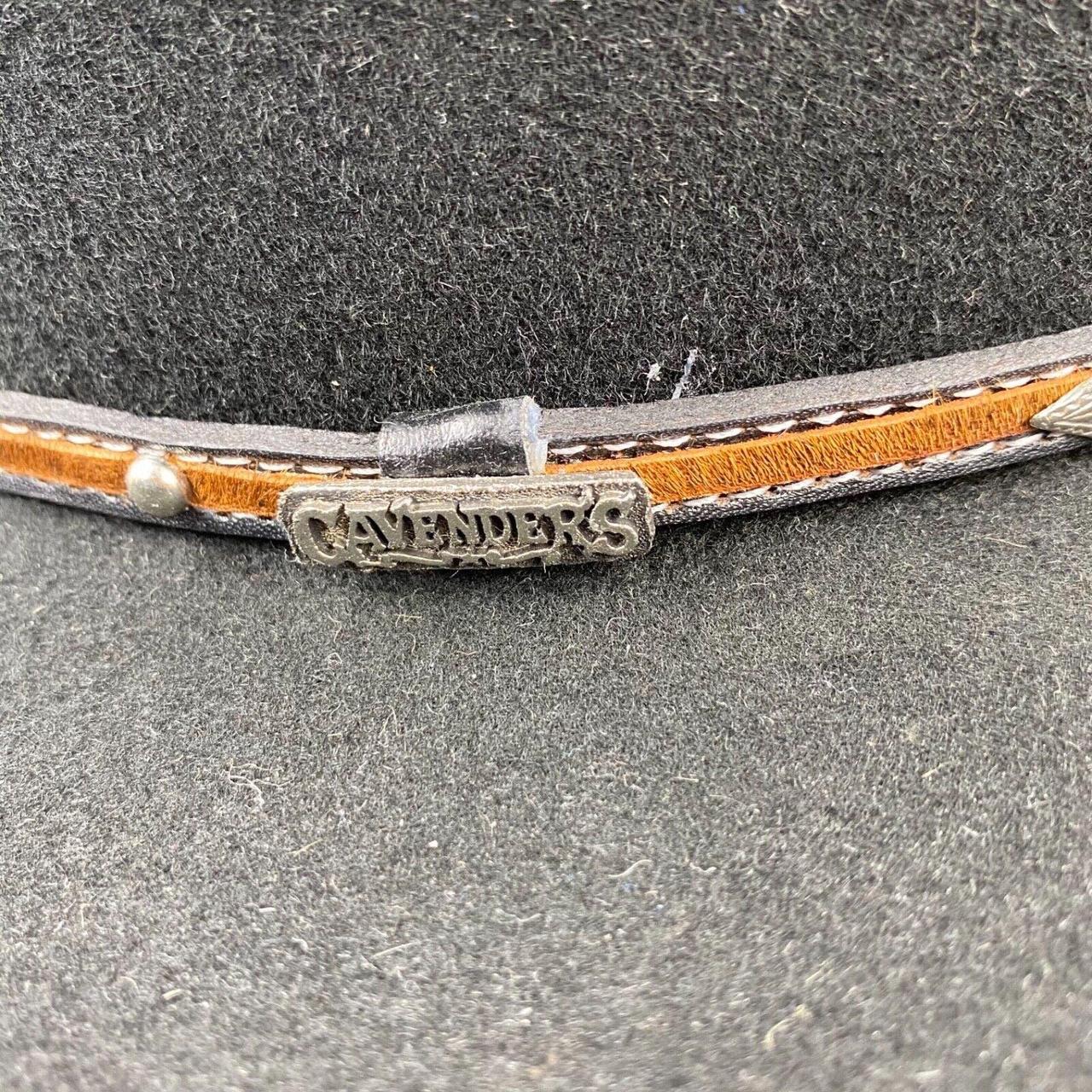 Cavenders cowboy collection 3X black wool cowboy hat... - Depop