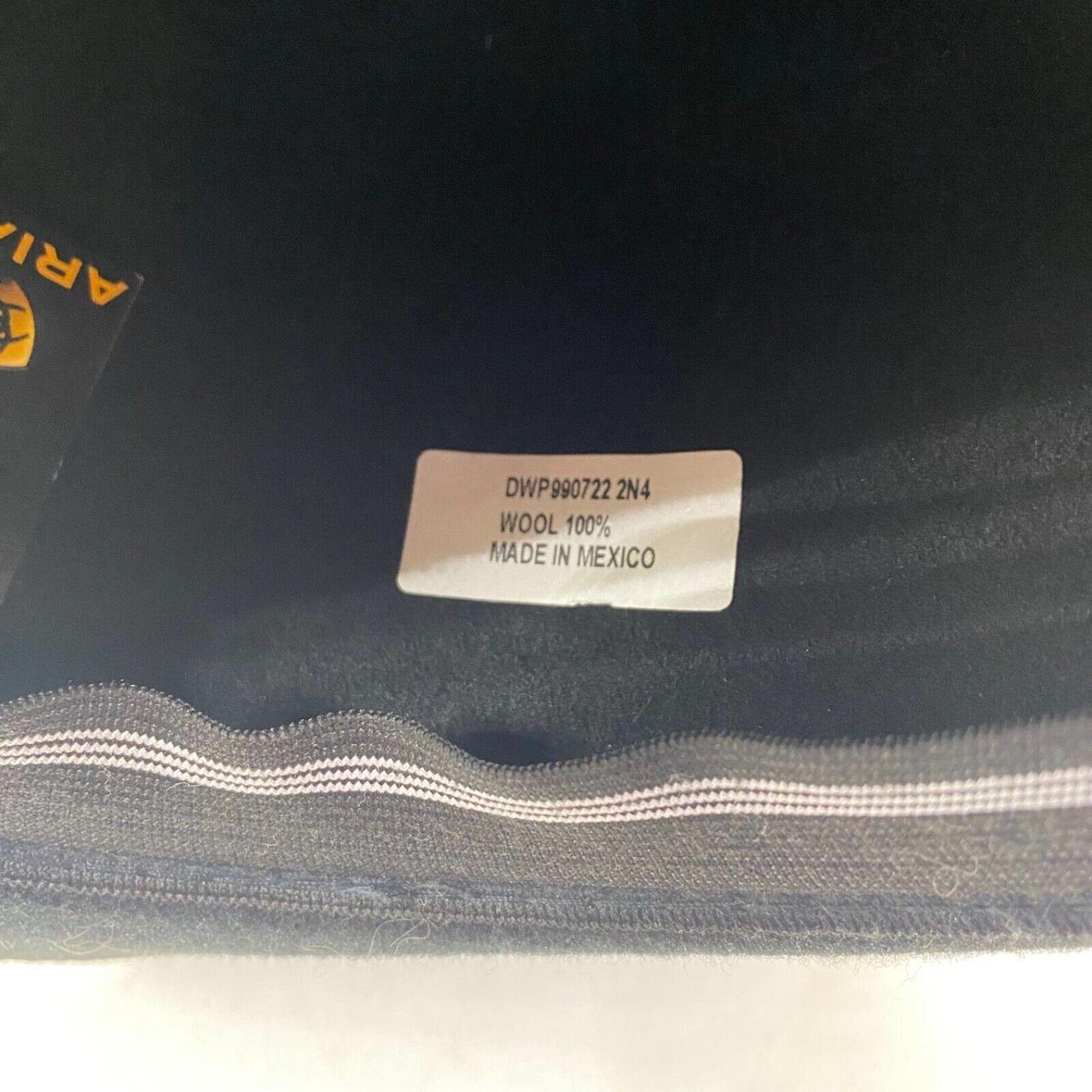 ariat kids black punchy bull rider wool cowboy hat... - Depop