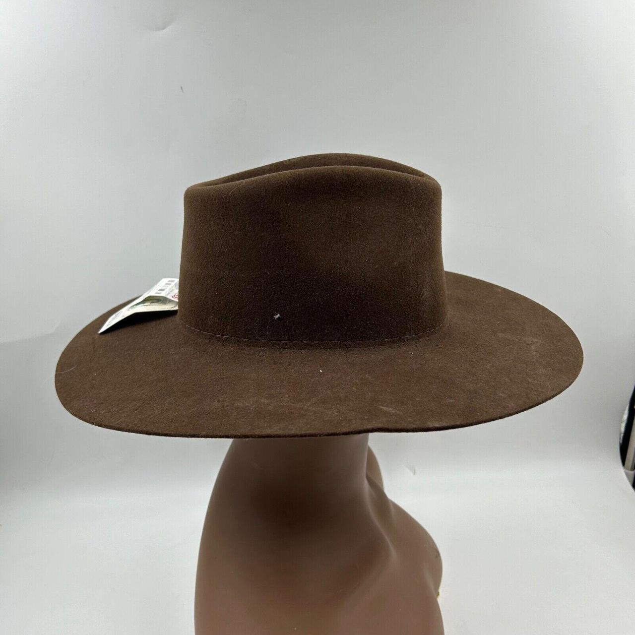 rockin c womens size medium chocolate wool cowboy... - Depop