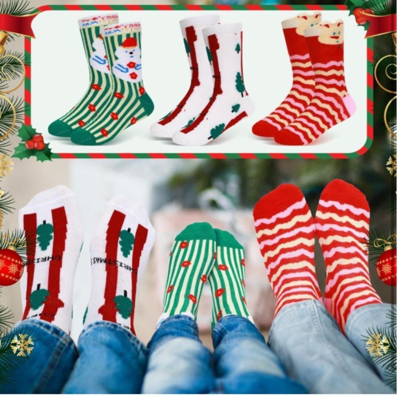 40 PAIR CHRISTMAS GIFT SOCKS FOR KIDS (UNISEX) - SZ... - Depop