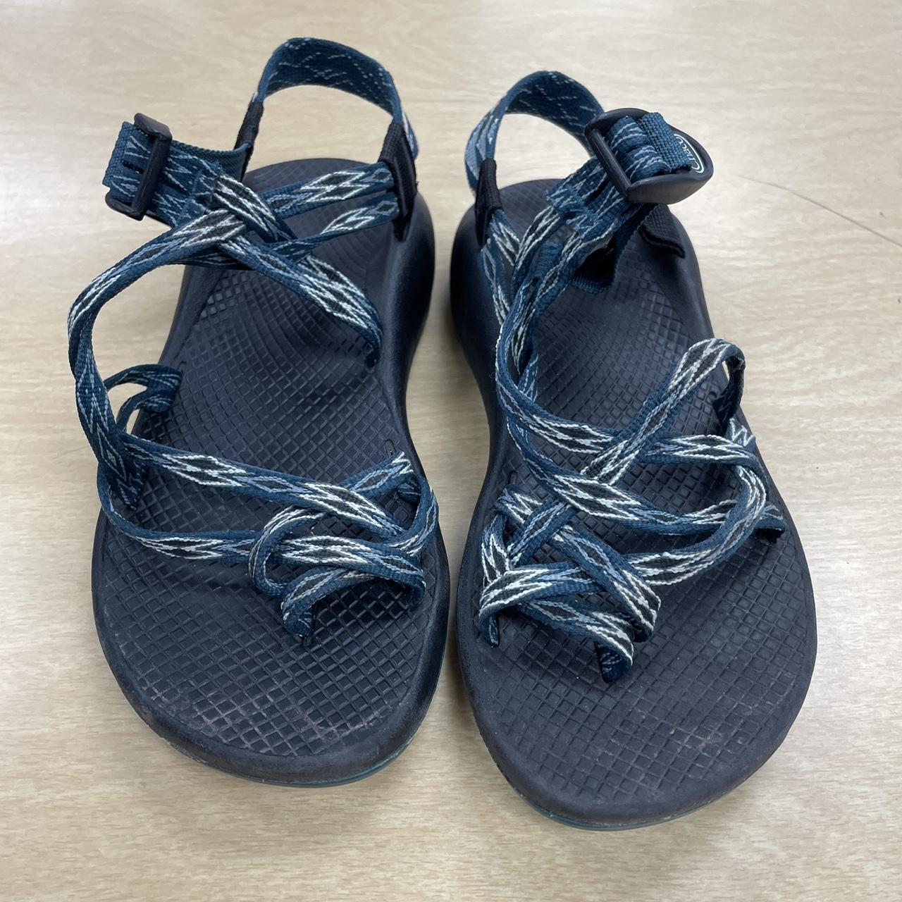 Super cute Chaco sandals, barely worn on a few... | Depop