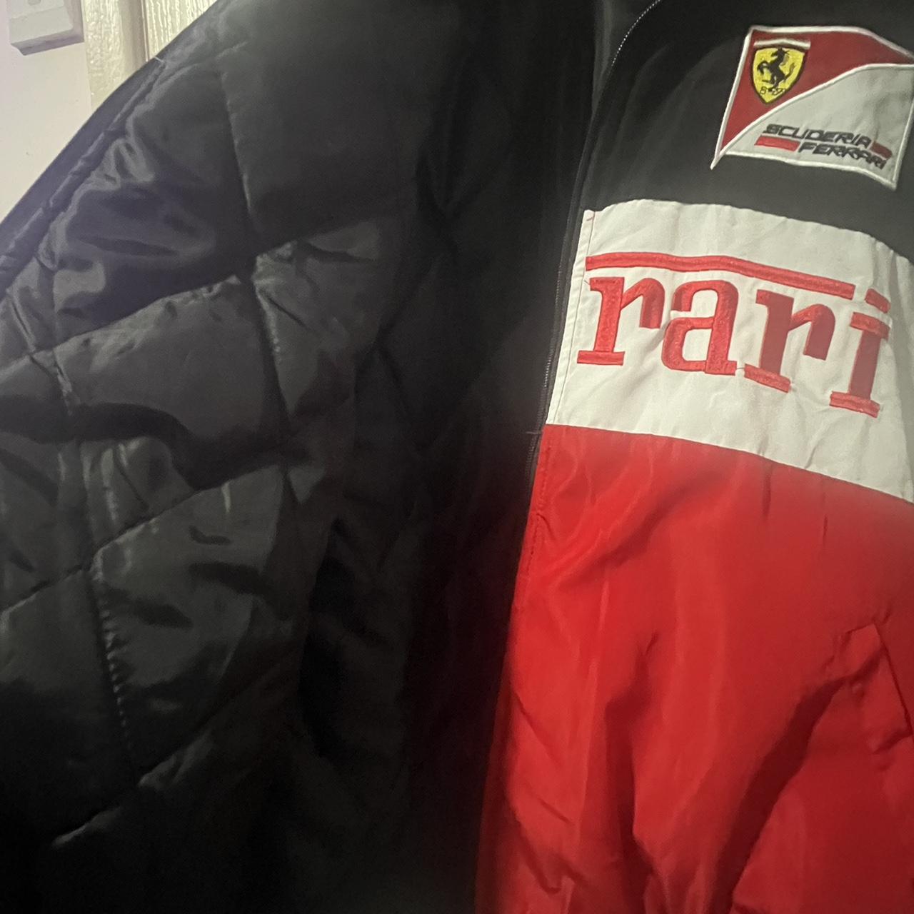 Vintage “Ferrari” racer jacket. Quilted lining &... - Depop