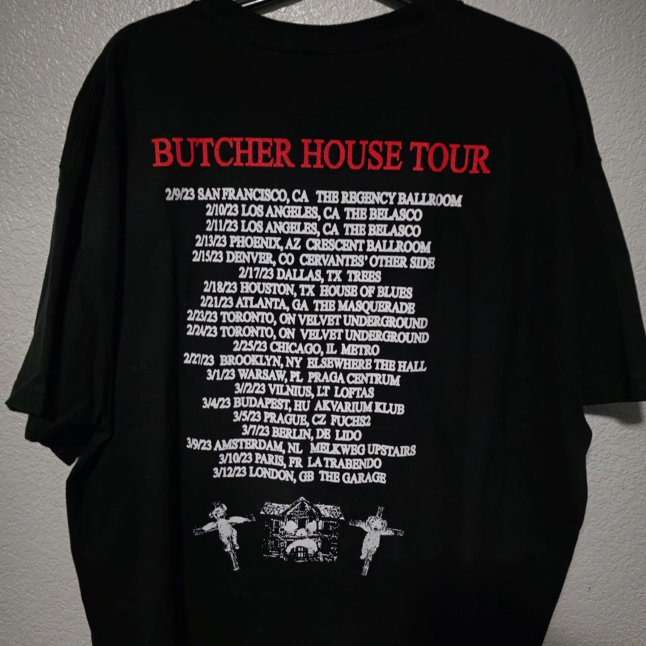 Haunted Mound Butcher House Tour Shirt Never Worn... | Depop