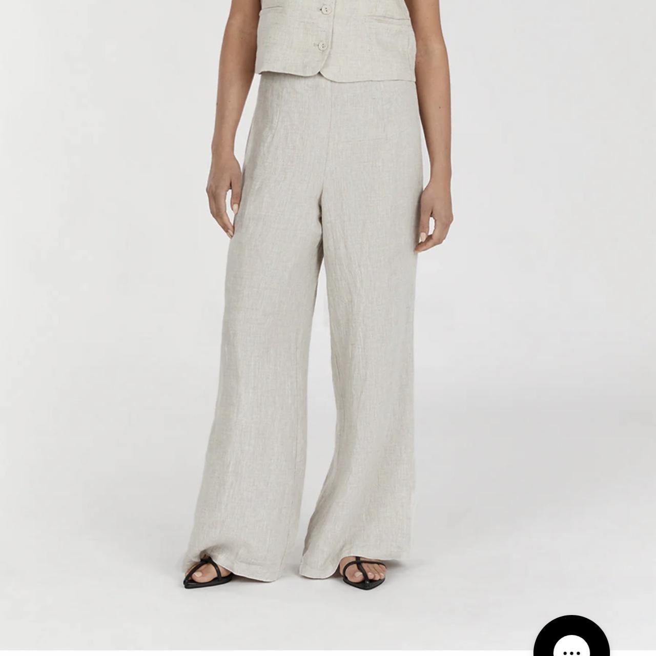 Dissh linen pants Brand new with tags - Depop