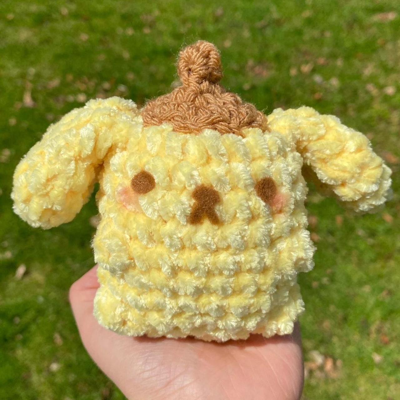Crochet pompompurin plush🐶💛 He’s about four inches... | Depop