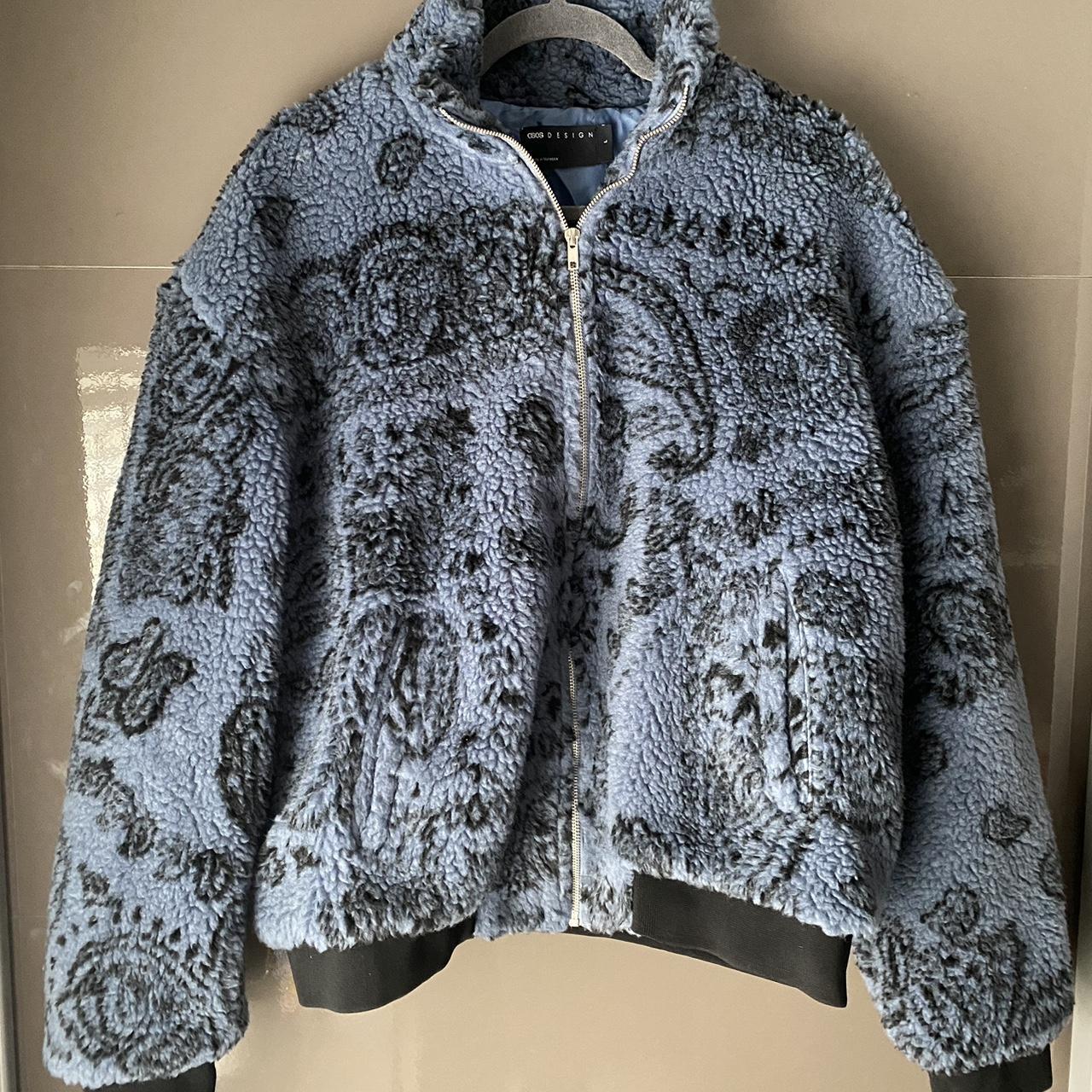 ASOS Design Men's Blue Jacket | Depop