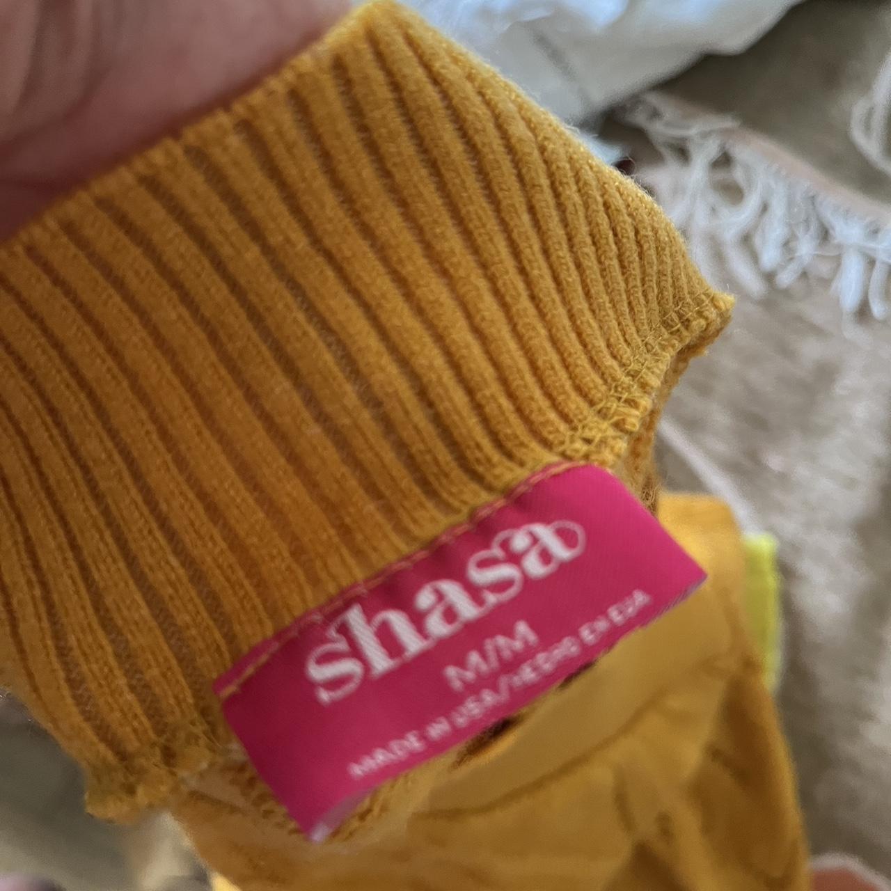 Super cute mustard knit jumper / jumper dress size... - Depop