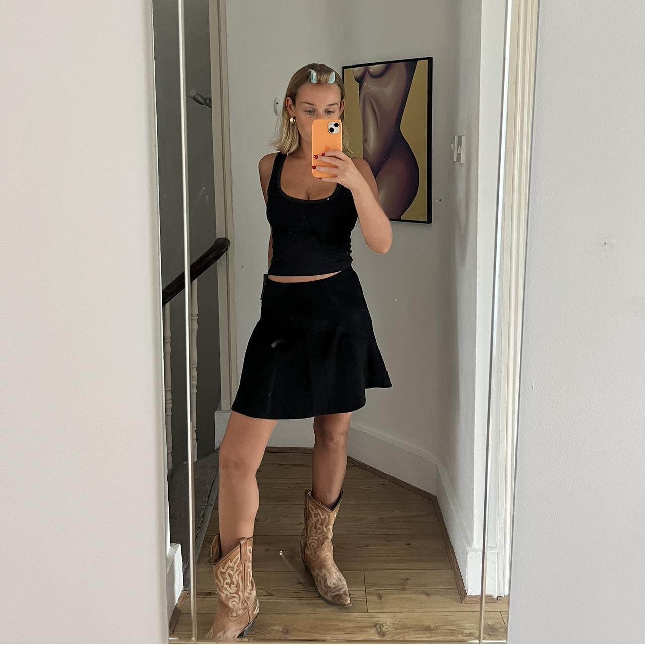 Joseph brand new black skirt - size 40 (it’s held in... - Depop