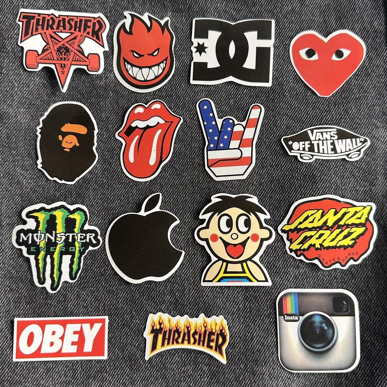 15 waterproof skater stickers - Depop