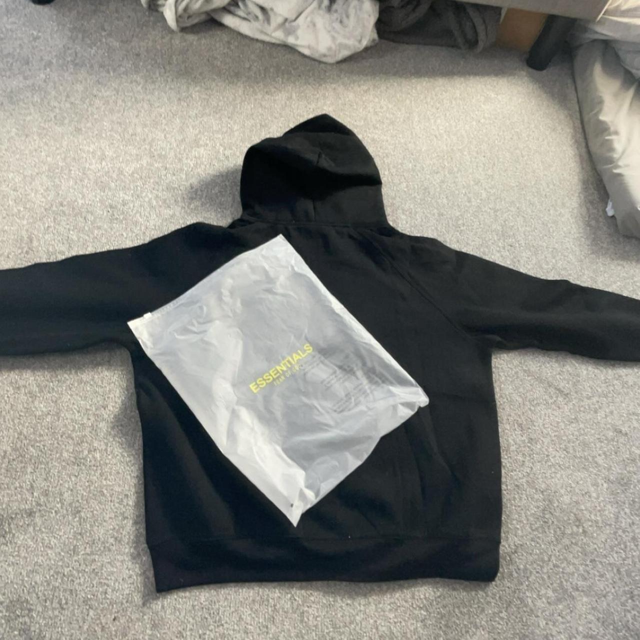 black essentials jumper new with tags - Depop