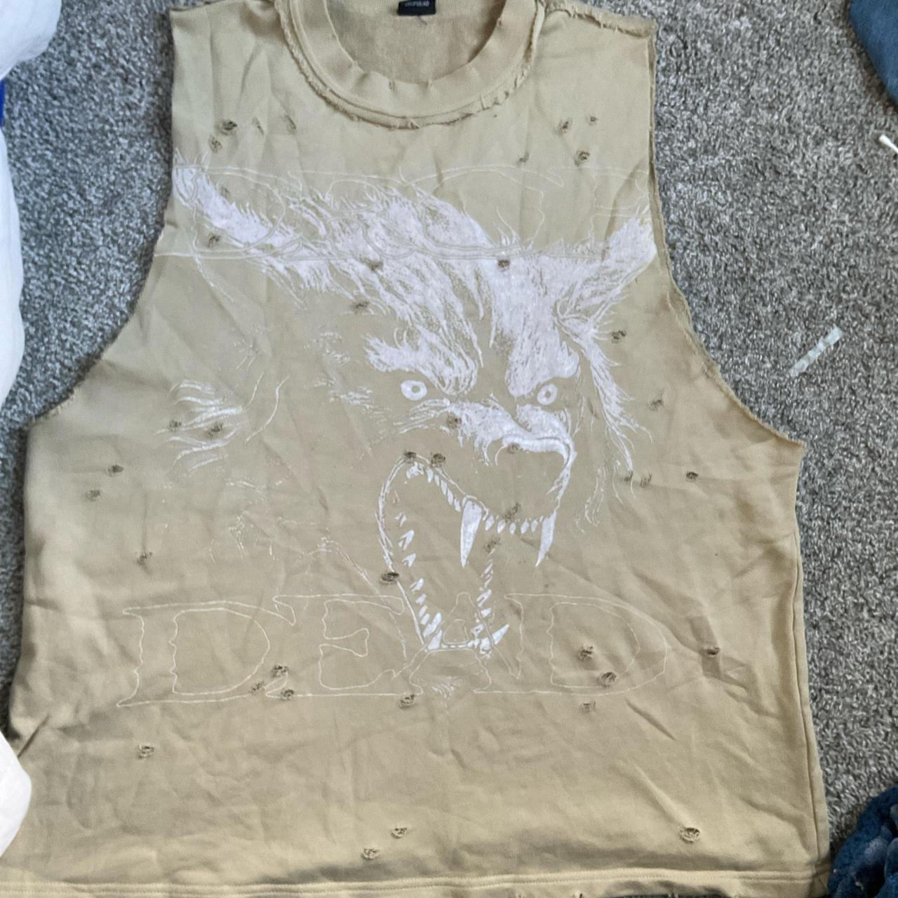 dropdead vest large-Xl #dropdead - Depop