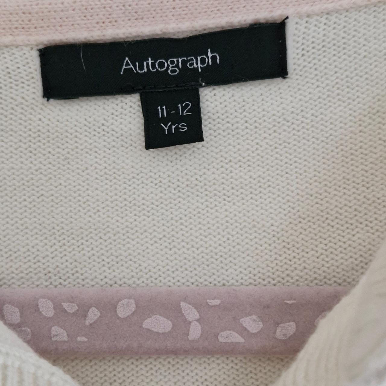 M&S autograph range, cream child cardigan age 11-12... - Depop