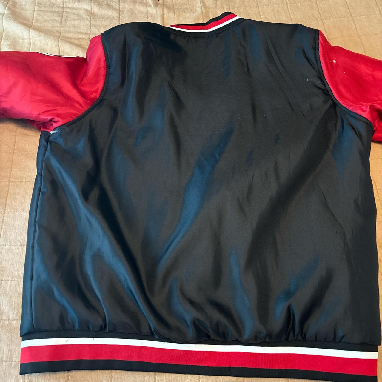Spider-Man varsity jacket by Miles Morales - black... - Depop