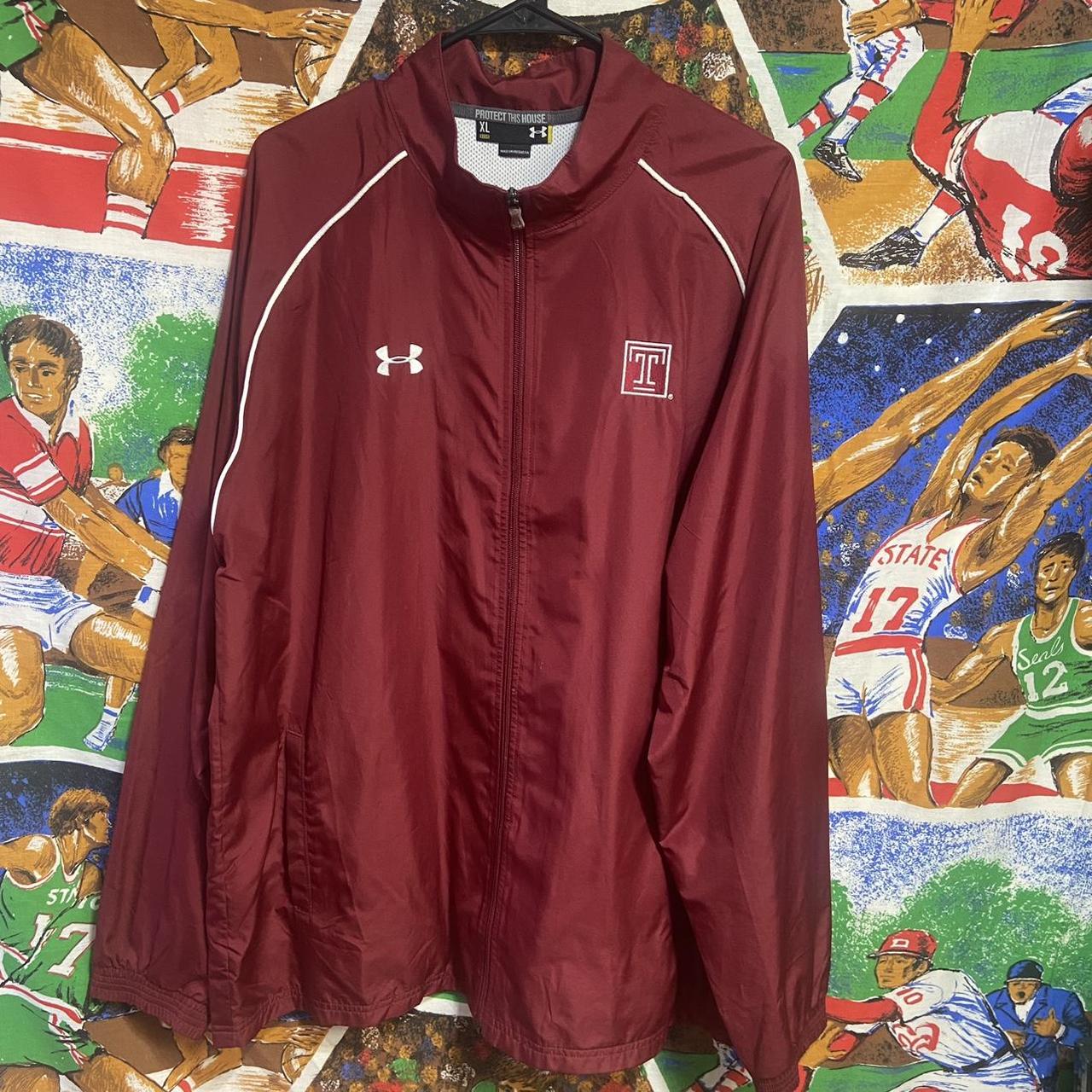 Mens XL Maroon Under Armour Temple University Owls... | Depop
