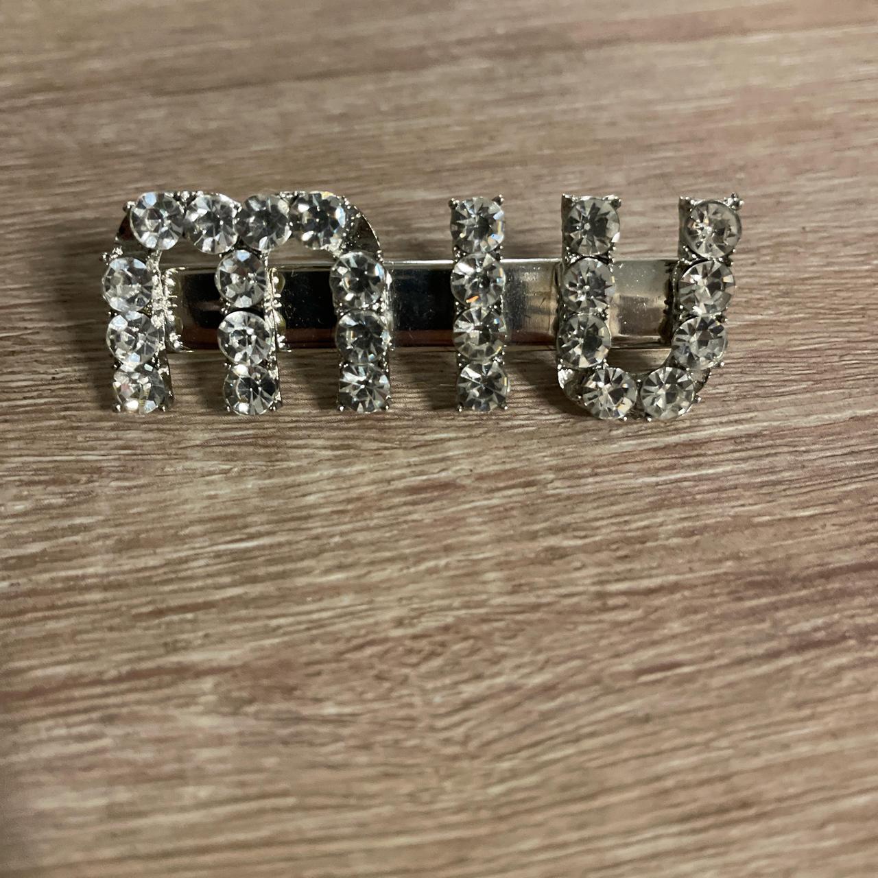Miu Miu hair clip individual not a set literally... - Depop