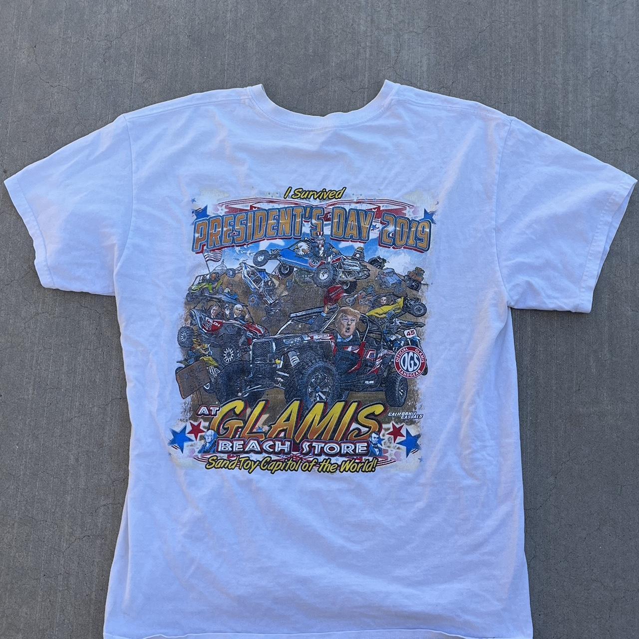 Glamis Beach Store President's Day 2019 white... - Depop