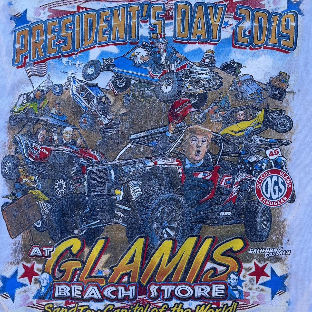 Glamis Beach Store President's Day 2019 white... - Depop