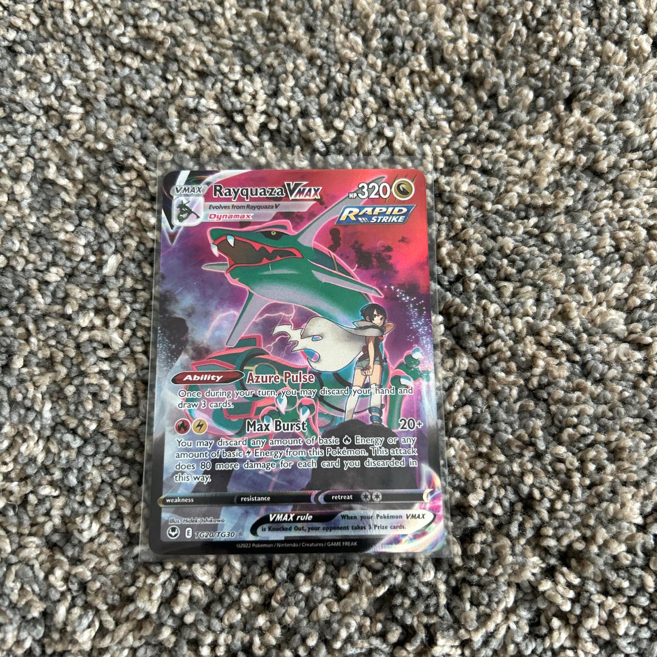 Rayquaza Vmax Pokémon card - Depop
